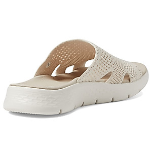 Skechers Women's GO Walk Flex Sandal-ELATION Slide, Natural, 8
