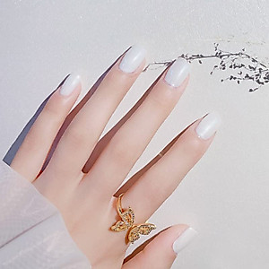 Faiteary White Pearl Chrome Nail Powder, Pearlescent White Nail Art Jewelry Glitter Powder Symphony Mermaid Pearl Neon Nail Powder, Fine and Shiny for Nail Art Decorations (White Pearl)