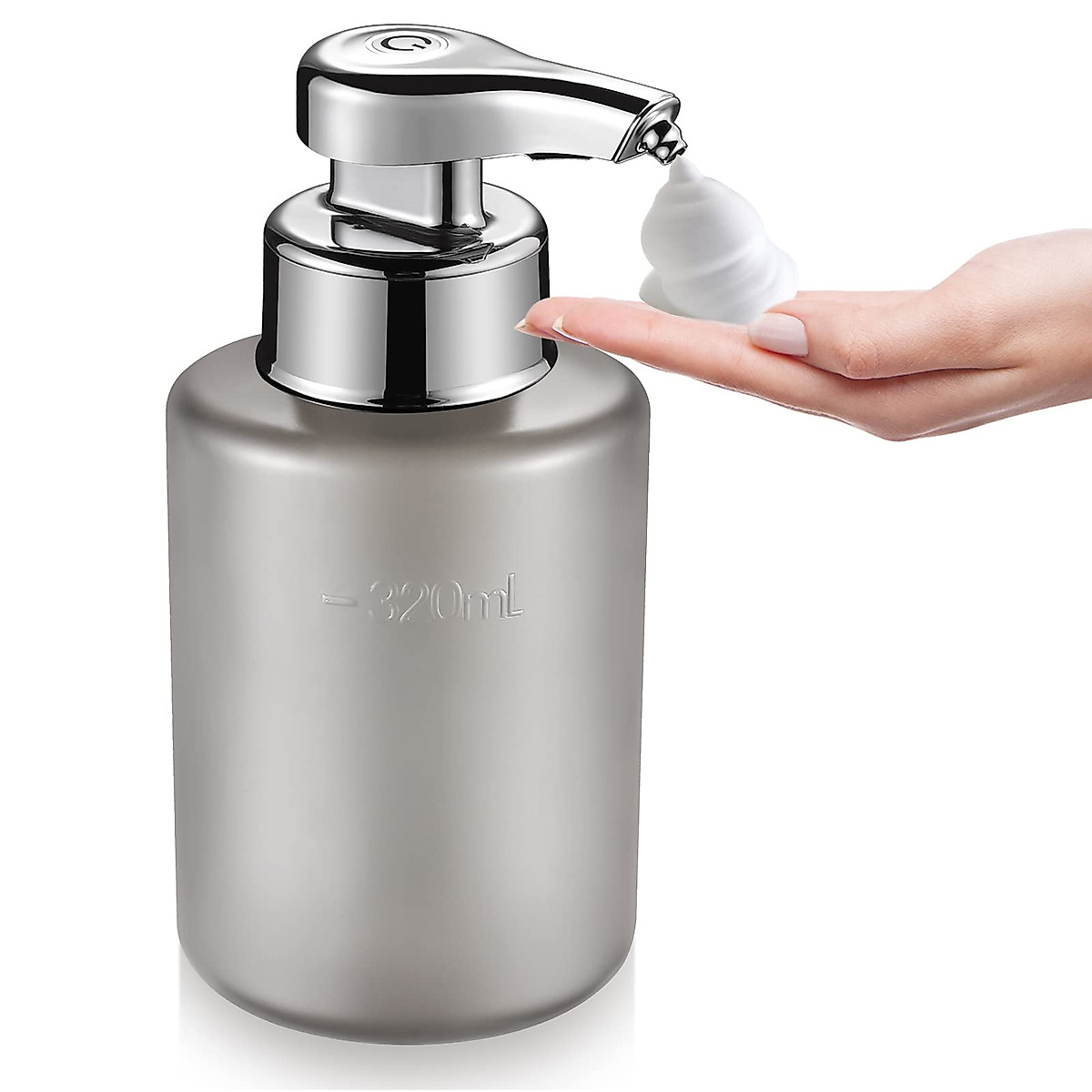 Automatic Foaming Soap Dispenser Touchless, Kitchen Soap Dispenser, Foam Hand Free Soap Dispenser Bathroom, Auto Soap Dispenser Touchless (Smoky, Foam)