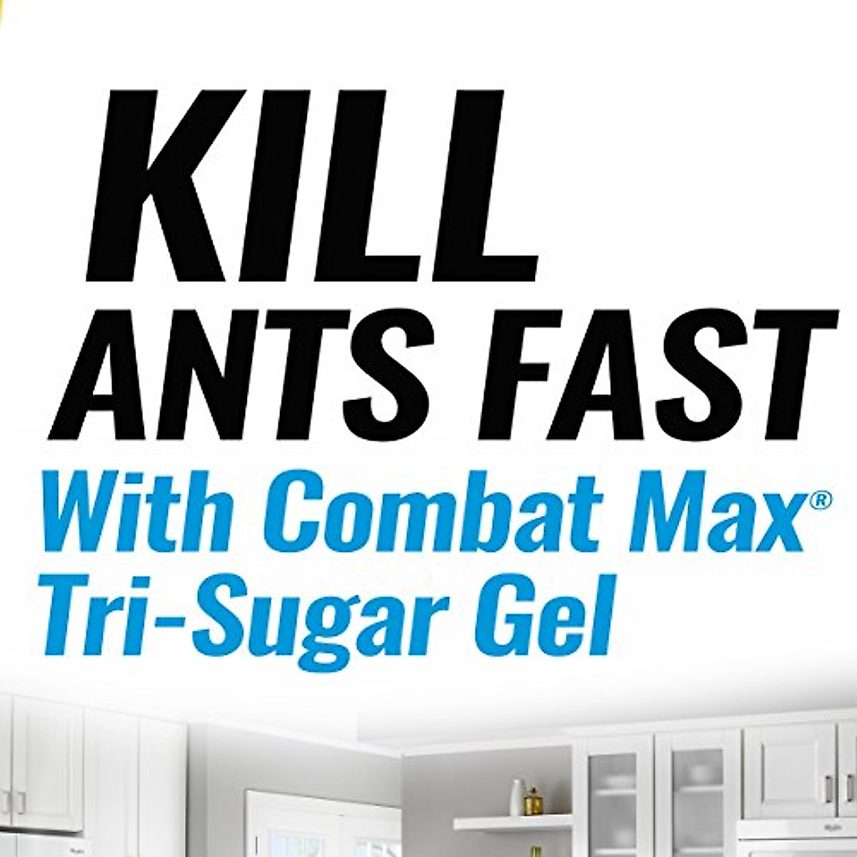 Combat Max Ant Killing Gel Bait Station, Indoor and Outdoor Use, 4 Count