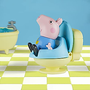 Peppa Pig Peppa's Adventures George’s Bathtime Accessory Set Preschool Toy, George Pig Figure and 6 Accessories, for Ages 3 and up