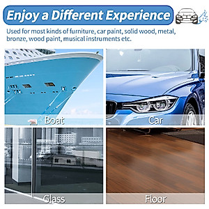 OTUAYAUTO 12PCS 7 Inch to 8 Inch Polishing Bonnets - Microfiber/Woolen/Cotton/Coral Fleece Car Buffing Bonnet for Most Automotive Polishers