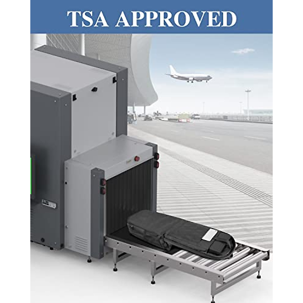 Anti Theft Travel Backpack for Men, 17 Inch Laptop Backpack with USB Charging Port & Lock, Large TSA Water Resistant Lockable Lightweight Casual Daypack College Business Work Computer Bag, Black