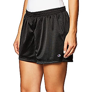 Champion Women's Mesh Short, Black, Large
