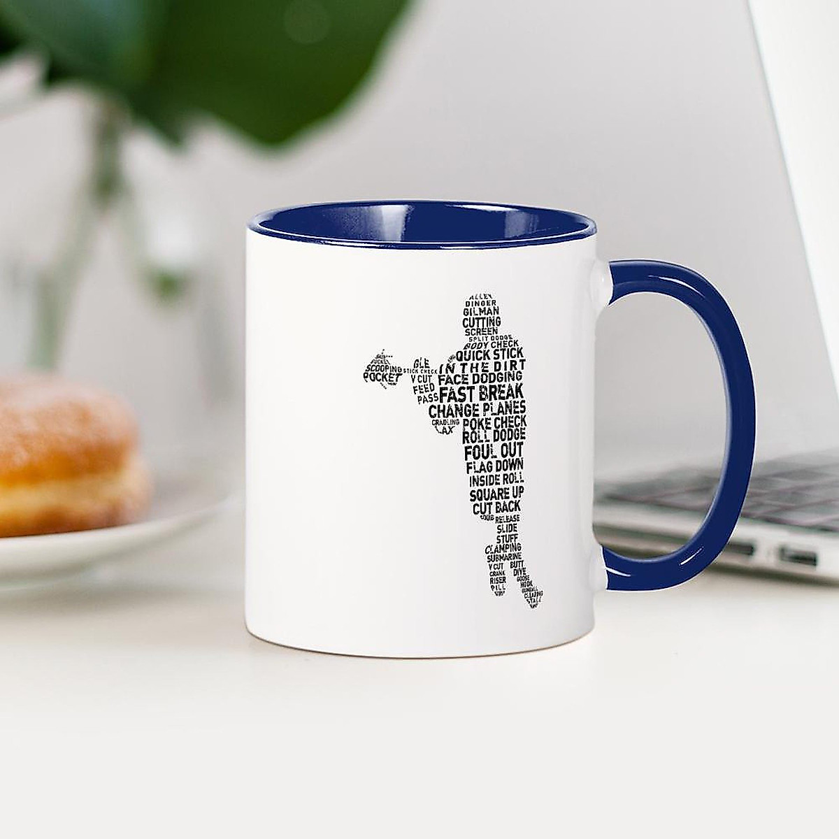 CafePress LAX Terminology Mug Ceramic Coffee Mug, Tea Cup 11 oz