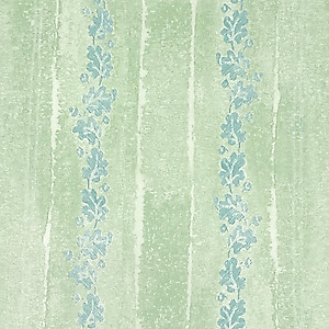 Yifely Self-Adhesive Furniture Paper Removable Shelf Liner for Covering Drawers Cabinet Doors, Green Wood Grain, 17.7 Inch by 9.8 Feet