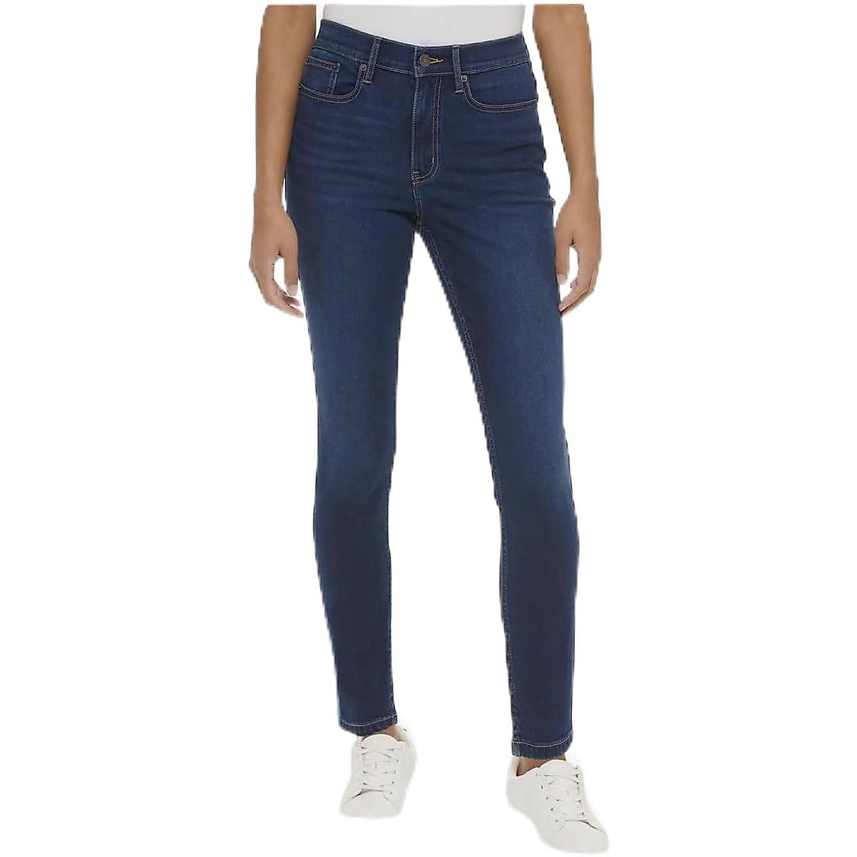 Calvin Klein Jeans Women High Rise Skinny Jean (16, Dark Blue (Pacific))