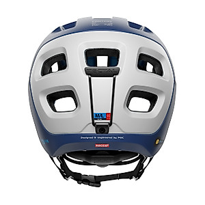 POC Tectal Race Spin Helmet Lead Blue/Hydrogen White Matte, XL/XXL