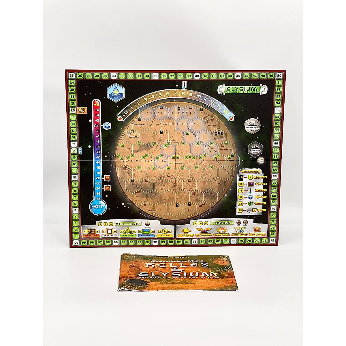 Terraforming Mars: Hellas Elysium - The Other Side of Mars Expansion by Stronghold Games, Strategy Board Game