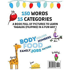 TAGALOG: My First 150 Words - Learn Tagalog (Filipino) - Kids and adults