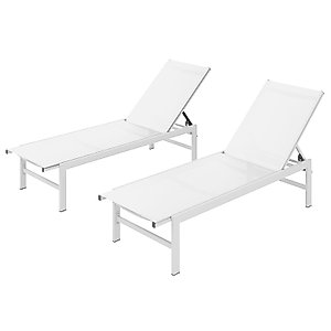 Vexwalx Chaise Lounge Chair for Sunbathing Pool Lounge Chairs with 5-Position, Patio Chair Outdoor Lounge Chairs for Backyard, Poolside, Deck, Lawn