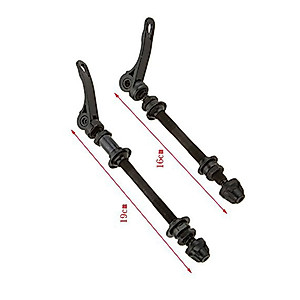 VORCOOL Bike Axle Quick Release Bicycle Hub Front Rear Bicycle Axle Wheel Hub Fit for Road Bike, Mountain Bike, MTB, BMX (1 Pair)