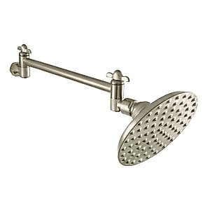 5.5" Large Volume Control Shower Head Finish: Satin Nickel