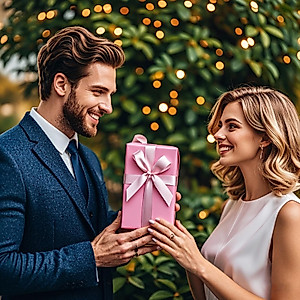 Buperor Pink 66 Feet Gift Wrapping Paper Roll,Wedding Christmas Halloween Happy Birthday Gift Wrap,17 x 792 inches Art Paper