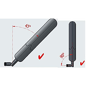 Airgain AntennaPlus OMNIMAX® Indoor Dipole Next 5G, Band 71, LTE, CBRS, LAA Paddle Antenna - SMA - One Antenna