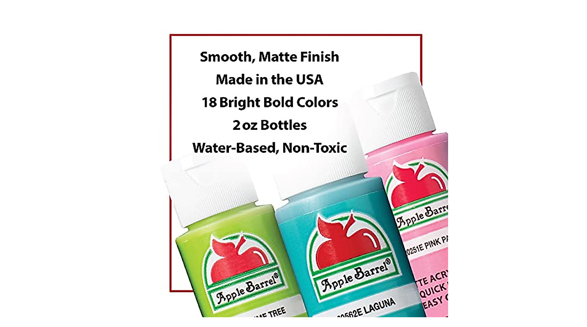 Shop Apple Barrel 16 Pc Acrylic Paint Set for Crafts!