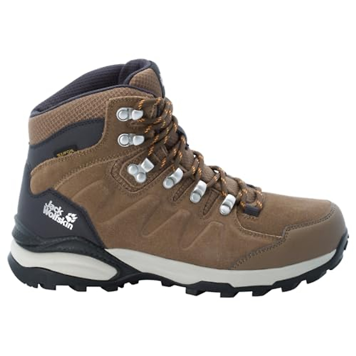 Jack Wolfskin Women's 4050871 Hiking Shoe, Brown/Apricot, 8