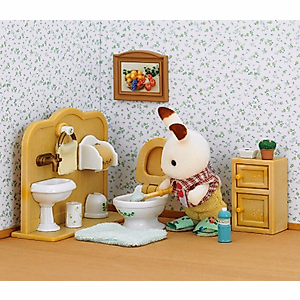 Epoch Sylvanian Families Sylvanian Family Doll "DF-09 Boy of chocolate rabbit Furniture Sets"