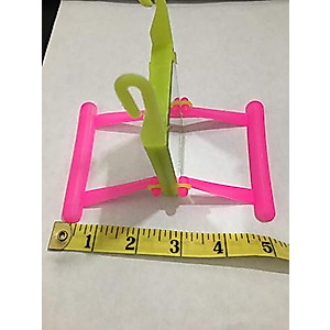 2 Bird Cage Mirrored Swing Perch Toys lot of 2