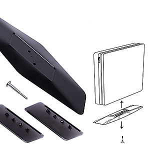 Yanfider Vertical Stand for PS4 Slim / PS4 Pro Console Base Bracket Mount Holder Stand Compatible with Playstation PS4 PRO/ PS4 Slim (PS4 not Included)