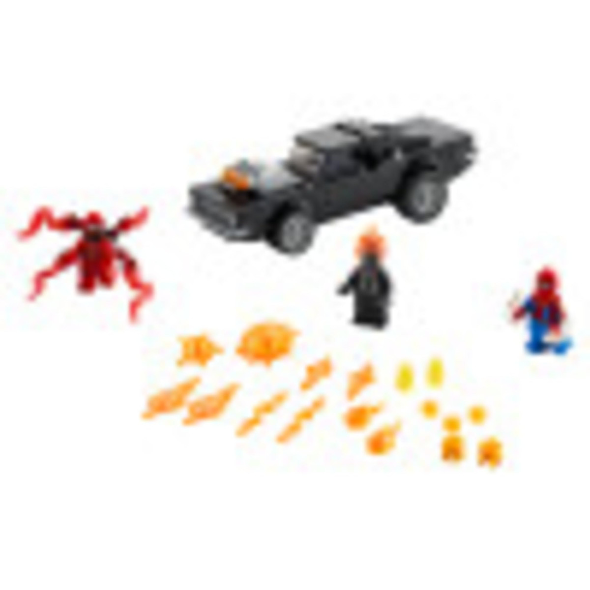 LEGO Marvel Spider-Man: Spider-Man and Ghost Rider vs. Carnage 76173 Collectible Building Toy for Kids, New 2021 (212 Pieces), Multicolor
