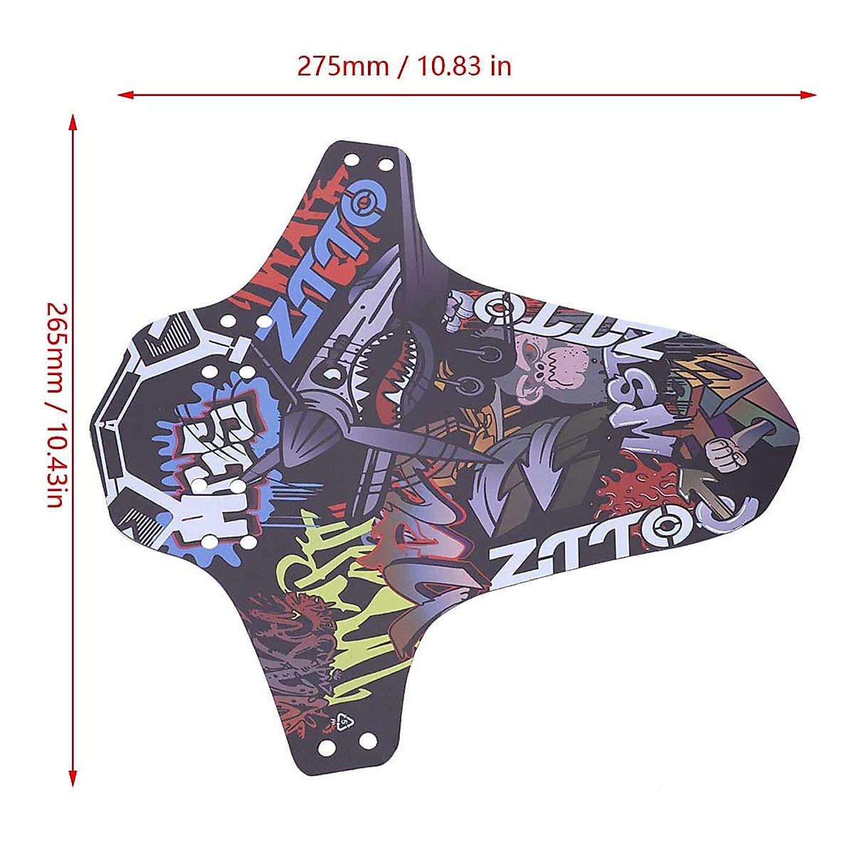 VGEBY1 Fashion Bike Mudguard, Rear Tire Mudguard Fender for Road Bike Mountain Bike