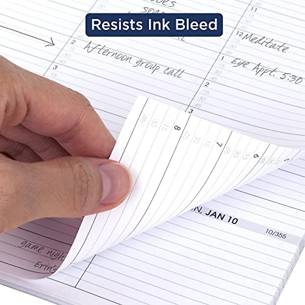 AT-A-GLANCE Move-A-Page 2023 RY Weekly Monthly Appointment Book Planner, Black, Large, 8 3/4" x 11"