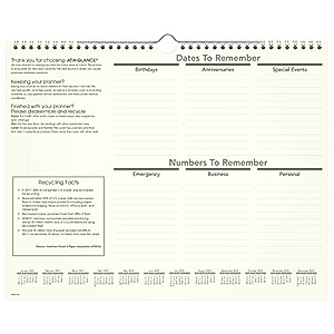 AT-A-GLANCE 2023 Wall Calendar, 15" x 12", Medium, Monthly, Recycled (PMG7728)
