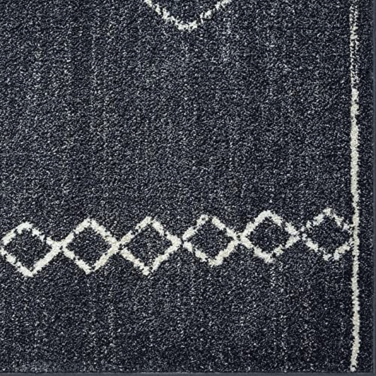 LUXE WEAVERS Daphnes Anthracite 5x7 Boho Moroccan Geometric Area Rug