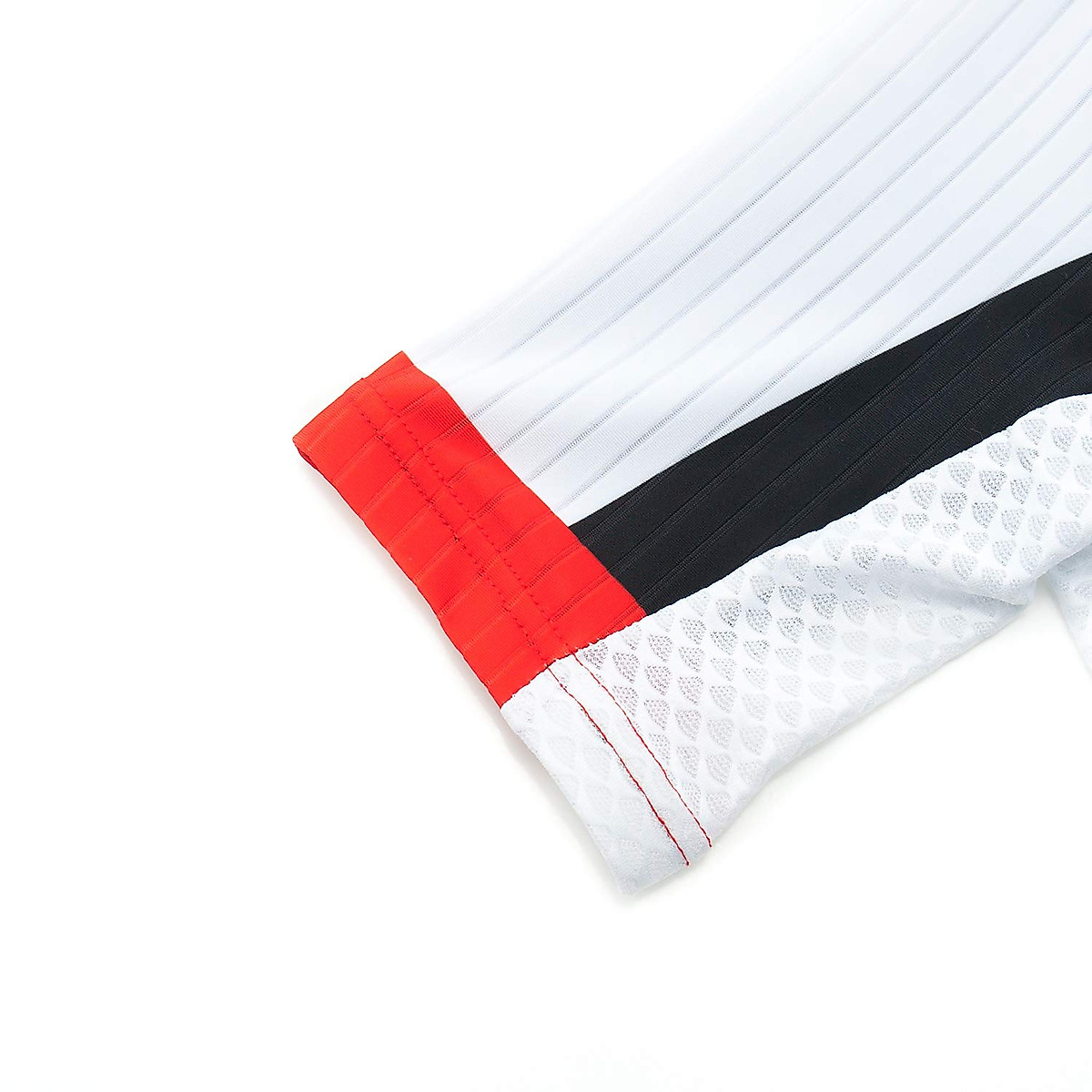 Weimostar Cycling Jersey Women Bike Shirt Top Pro Team Summer Short Sleeve MTB Bicycle Clothing Pockets Black Red Size M