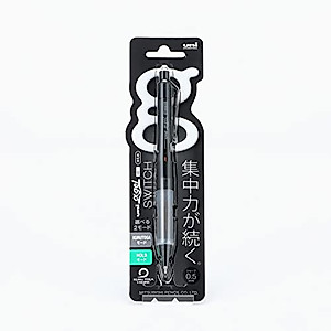 uni Alpha-Gel Switch Mechanical Pencil, 0.5 mm, Black Body (M51009GG1P.24)