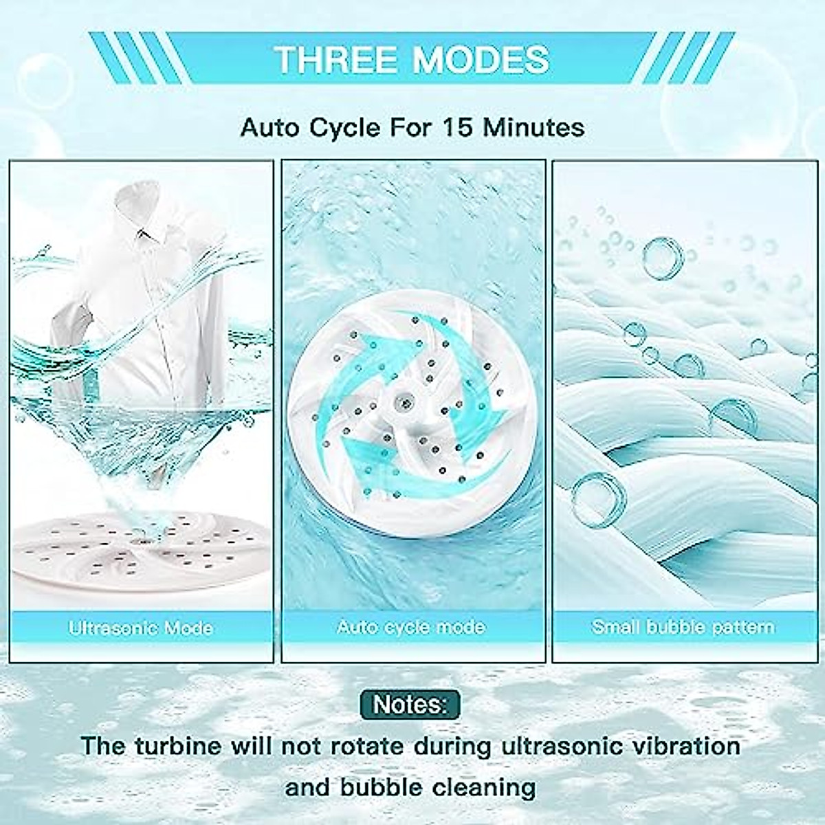 Portable Washing Machine Mini Washing,Mini Dishwashers Ultrasonic Turbo Disinfection with USB, Suitable for Home, Business, Travel, College Room, RV, Apartment