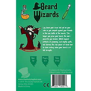 Beard Wizards Card Game for 2-5 Players by The Dusty Top Hat