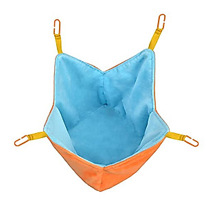 vomvomp Hanging Sugar Glider Bonding Pouch Snuggle Sleeping Bag Open Environment Pouch for Crabby Gliders and Small Animals