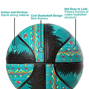 Nu Trendz Indoor-Outdoor Basketball 29.5", Composite Leather Basketball Size 7 Adult, Training Ball Team Basketball for Men and Women