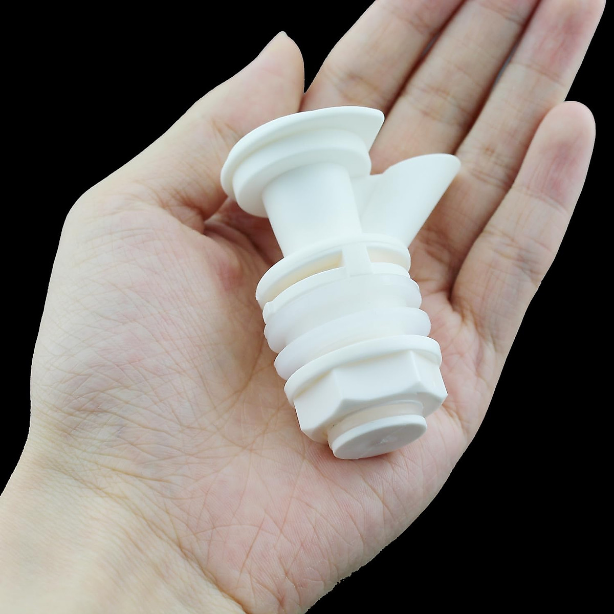 SQXBK 3PCS 60x20mm White Push Button Cooler Tap Replacement Thermos Ice Bucket Tap Suitable for Faucet Replacement