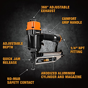 Freeman PFN64 16 Gauge Straight Finish Nailer , Black