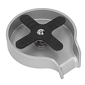 Glass Rinser, High Pressure Stainless Steel Sink Glass Washer Five Hole Nozzle All Round Spray for Kitchen (Silver)