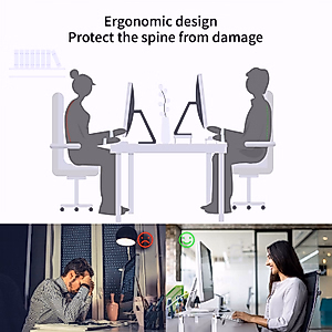 Yestbuy Acrylic Monitor Stand Riser, Clear Computer Monitor Riser, Desktop Organizer Stand for Office Accessories, Printer, Notebook, and All Flat Screen Display, Ergonomic Monitor Riser Stand