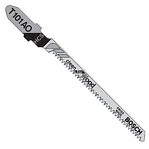 Bosch T-101AO/3 Jigsaw Blades for Woodworking, Set of 3