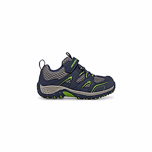 Merrell Trail Chaser Hiking Sneaker, Navy/Green, 2 US Unisex Big Kid