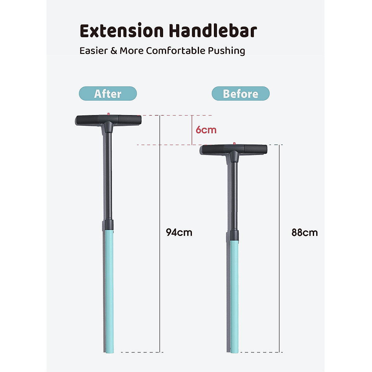 newyoo TR008 Toddler Push Tricycle, Toddler Bike for 1-3 Years Olds, Birthday Gift for Boys and Girls, 5 in 1 Balance Bike with Handle, Kids Trike with Safe Bar, Green