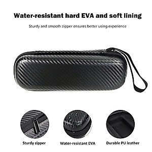 ProCase Toothbrush Travel Case for Oral-B Pro 1000 1500 3000 5000 7000 Sonicare 5100 6100 AquaSonic, Sonic Electric Power Rechargeable Toothbrush Carrying Case Holder Container -Black