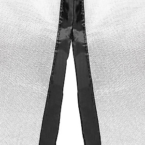 Magnetic Garage Door Screen-w/Retractable Fiberglass Mesh, Heavy Duty Weighted Bottom, Hands Free Screen Door Kit, Reinforced Fiberglass Door Screen for Garage Patio Barn Gym