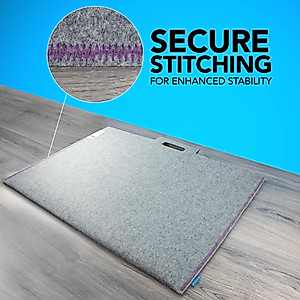 Itoya Midtown Large Format Artwork Carrier Bag, 23x31", Grey/Purple