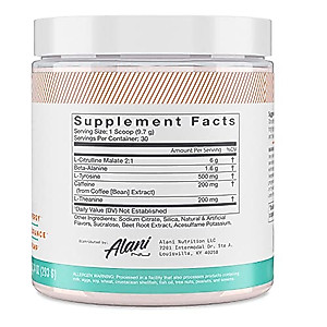 Alani Nu Pre Workout Supplement Powder for Energy, Endurance & Pump | Sugar Free | 200mg Caffeine | Formulated with Amino Acids Like L-Theanine to Prevent Crashing | Rainbow Candy, 30 Servings