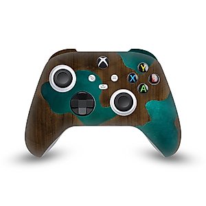 Head Case Designs Officially Licensed Alyn Spiller Aqua Art Mix Vinyl Sticker Gaming Skin Decal Cover Compatible With Xbox Series X/S Controller