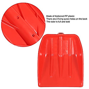 Snow Shovel, Plastic Garden Shovel Tough Durable for Fallen Leaves for Rubbish(41 X 35cm / 16.1 X 13.8in)