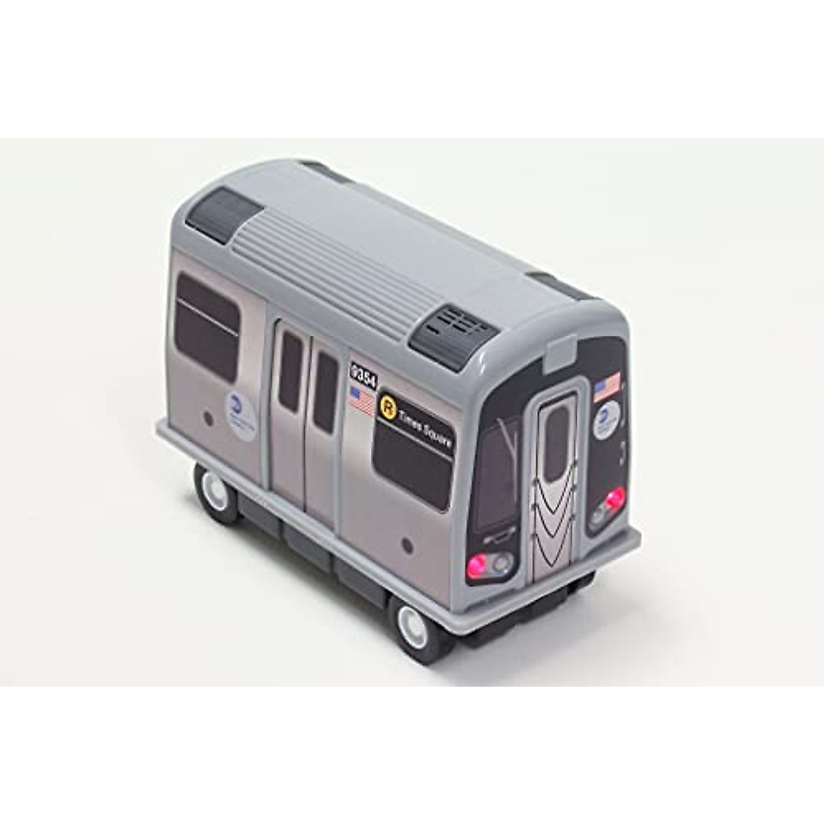 Daron MTA Subway Pullback Toy w/ Light & Sound TT3501 Grey