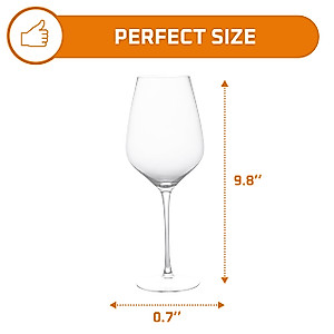 Bruntmor Rose Gold & Silver Stainless Steel Wine Glasses - Set of 2 Stemmed Goblets - 3.7" W x 3.7" H - Ideal for Outdoor Parties, Picnics, and Everyday Meals